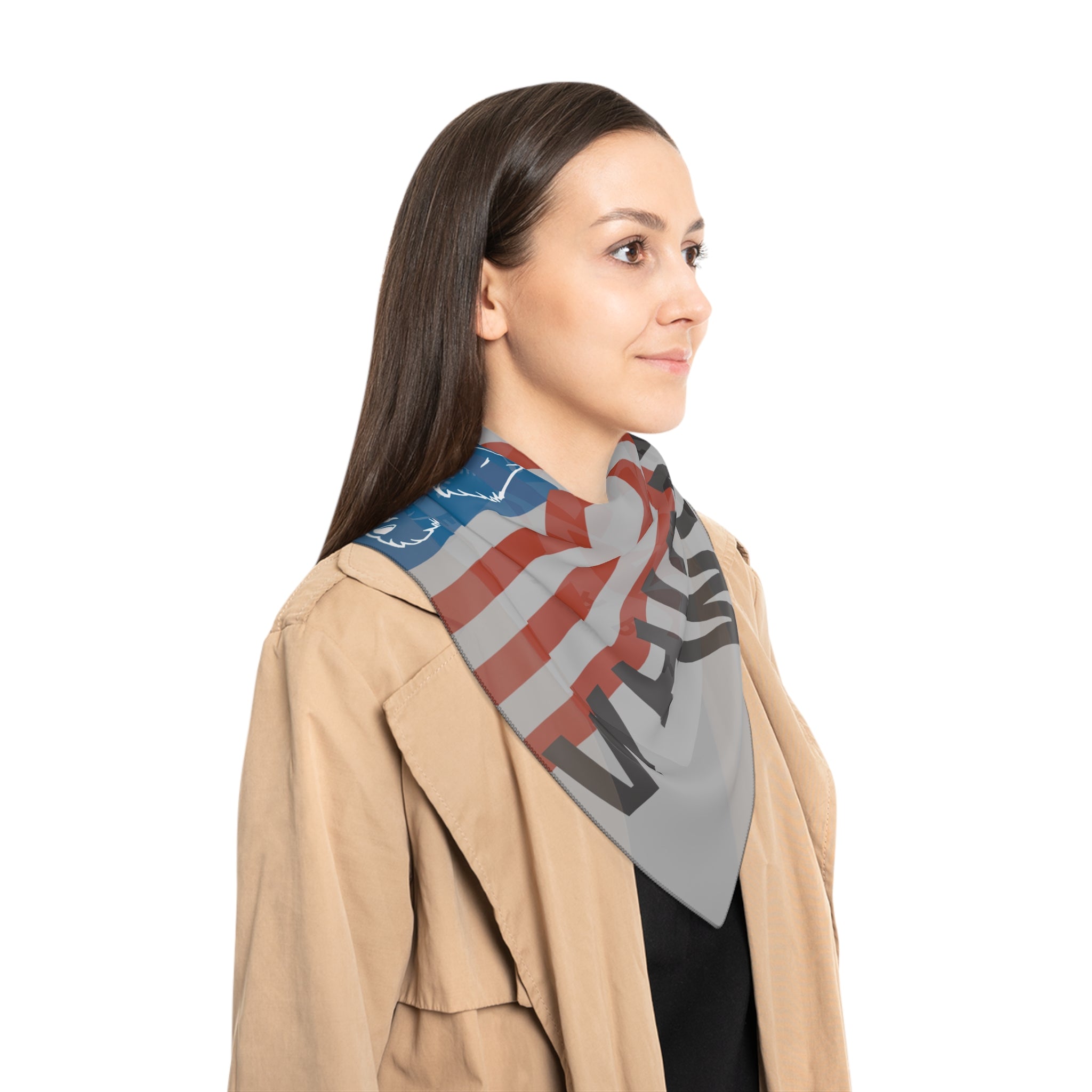 Whimsical Wolf Poly Scarf