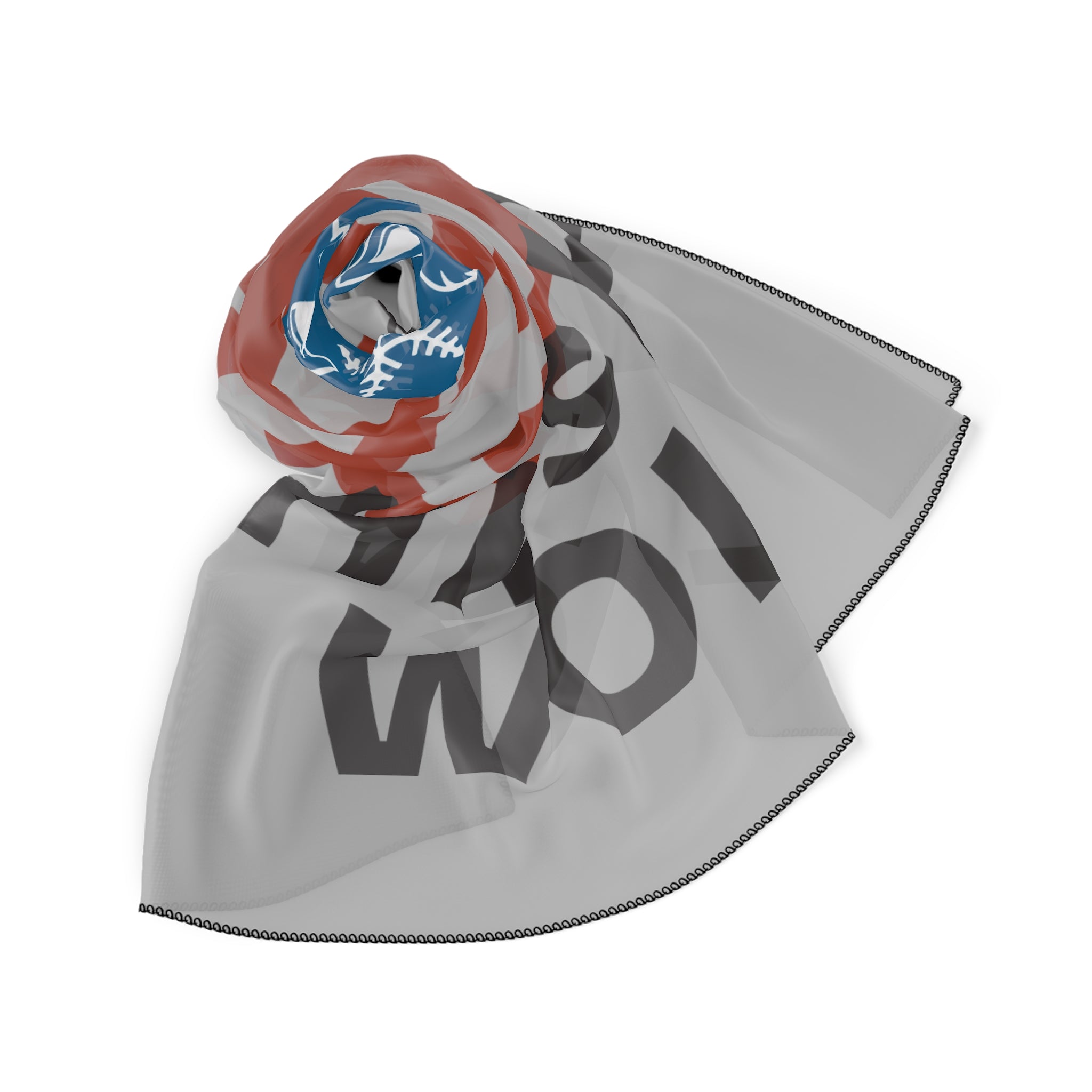 Whimsical Wolf Poly Scarf